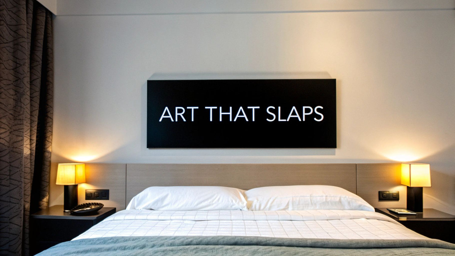 Your Ultimate Guide to Bedroom Wall Art That Slaps – Striped Circle