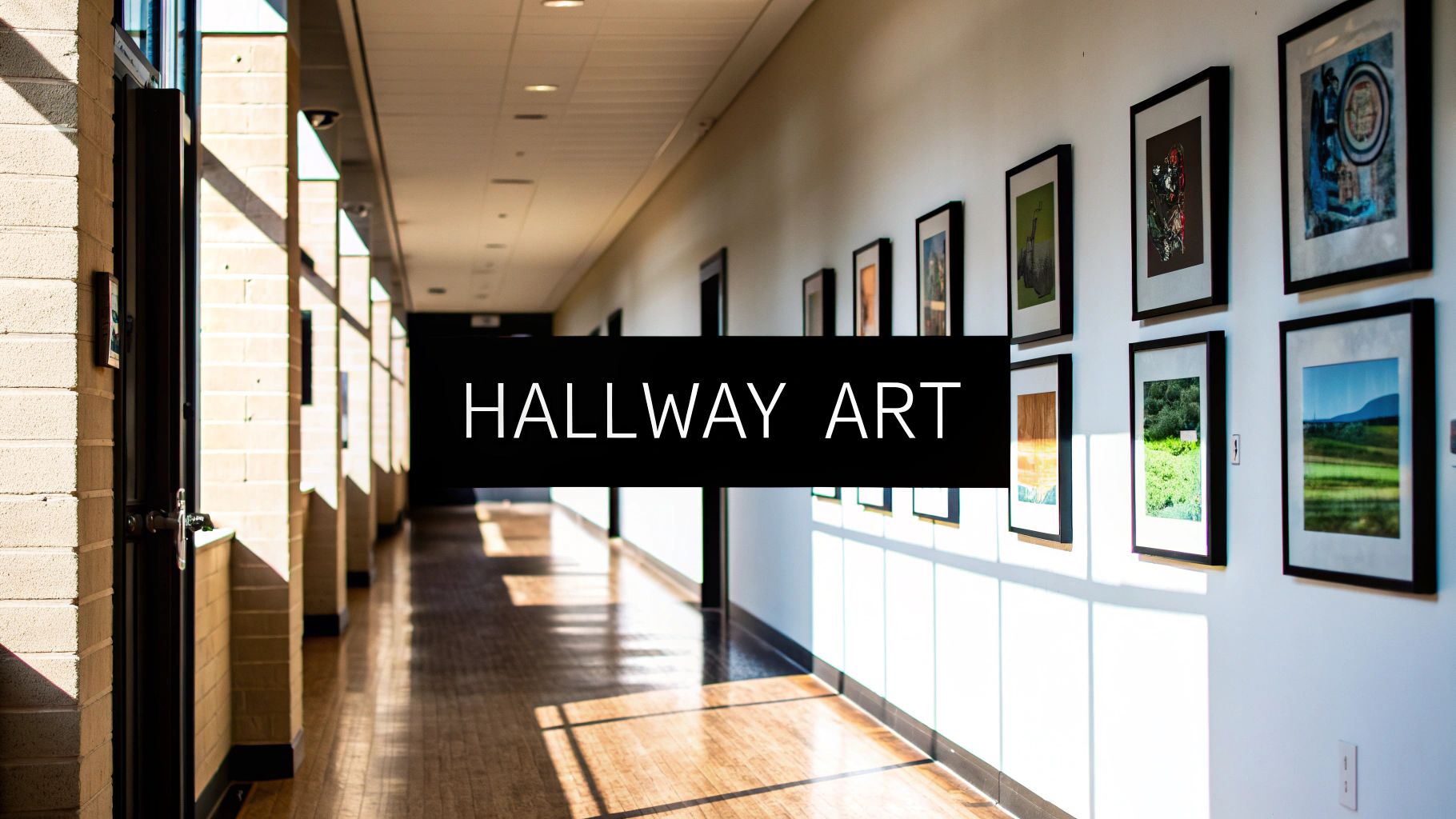 Hallway Wall Art Ideas That'll Actually Make You Smile – Striped Circle