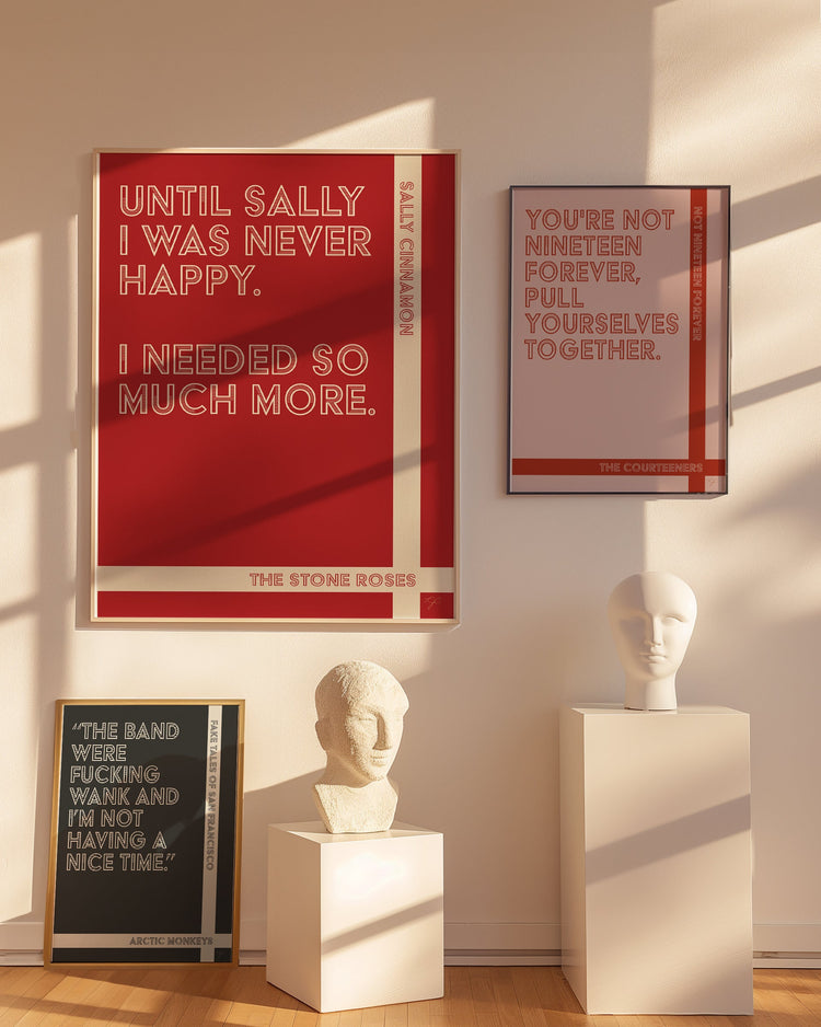 Wall art, posters & lyric prints inspired by the music that you love ...