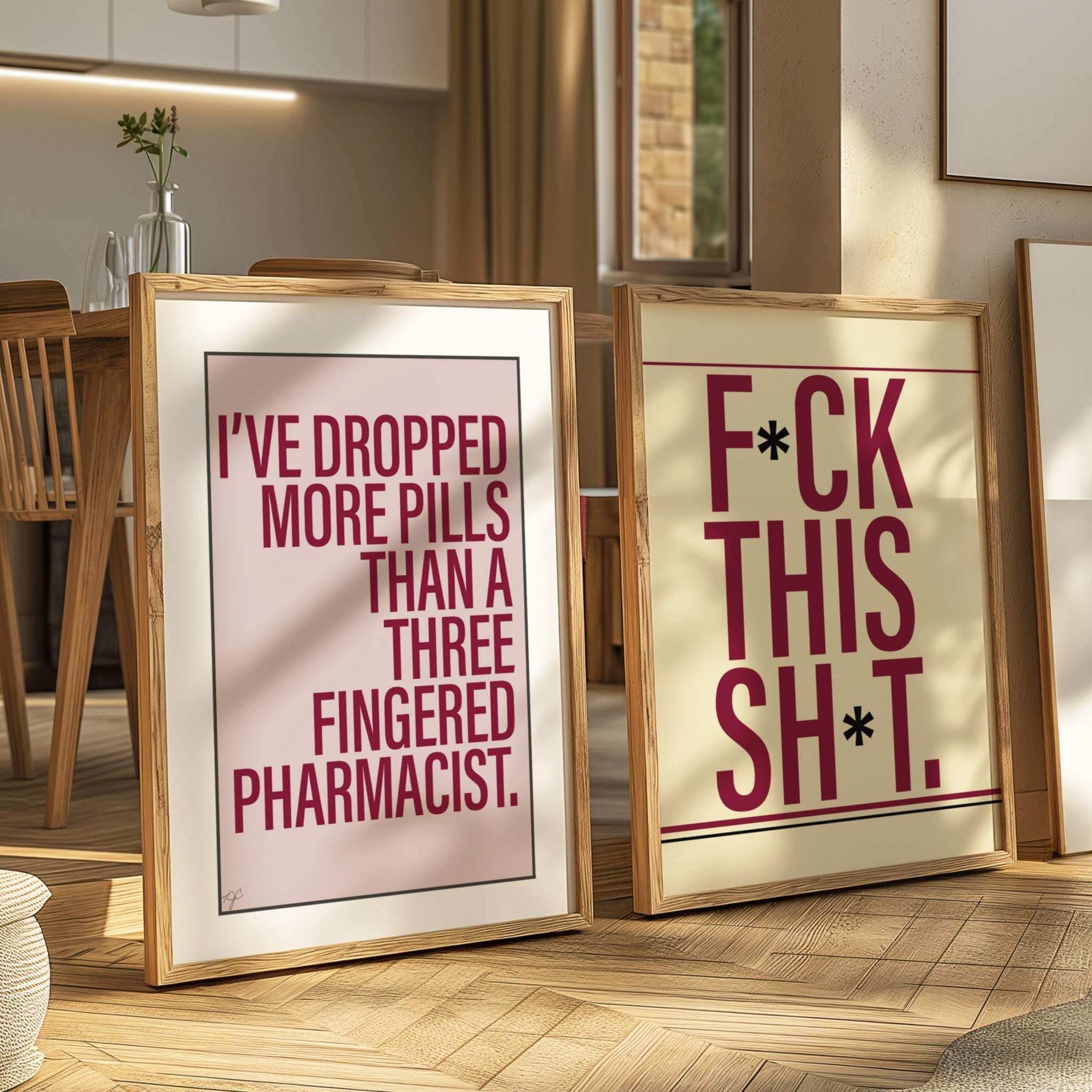 Music & Song Lyric Wall Art Prints, Music Posters UK by Striped Circle