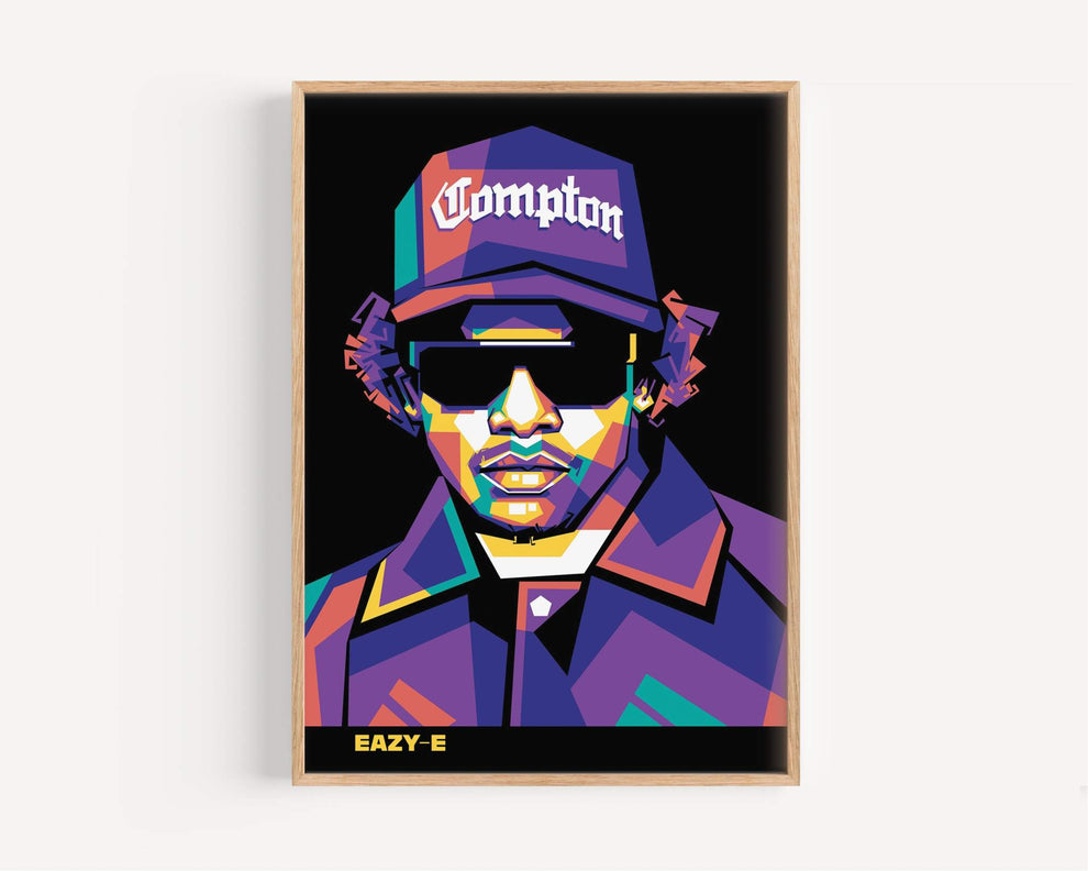 Eazy E print produced on a high quality matte luxury fine art paper ...