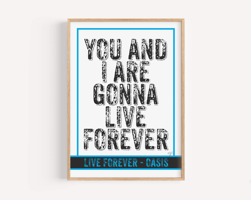Oasis prints, posters, album covers & lyrics including Liam Gallagher ...