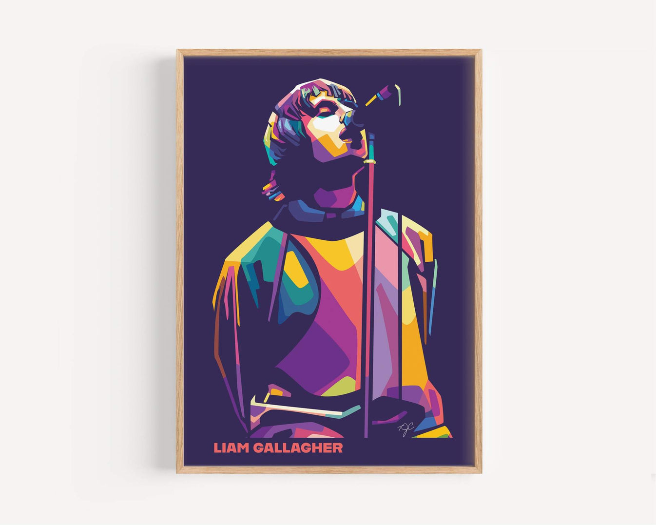 Liam Gallagher print on very high quality luxury matte fine art paper ...